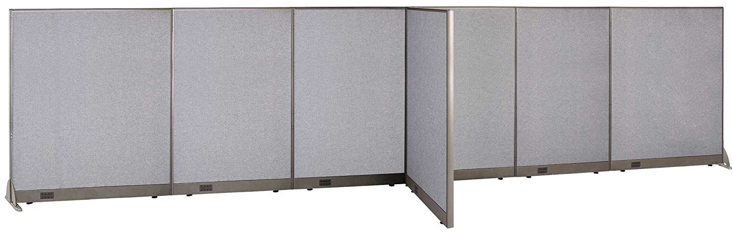 GOF T-shaped Freestanding Partition (36”D x 240”W x 60”H) Office Room ...