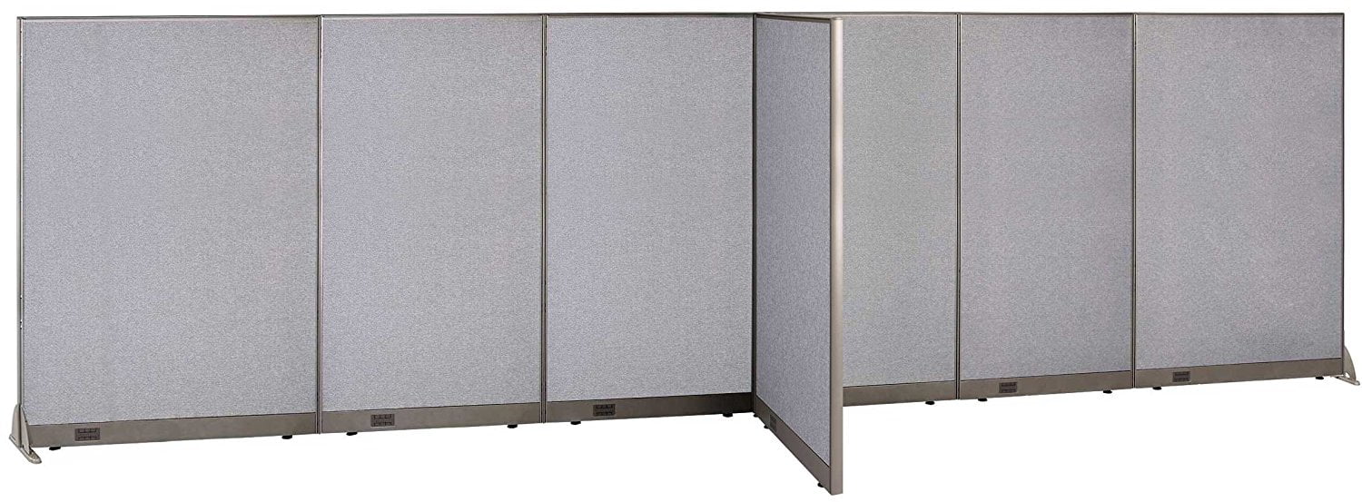 GOF T-shaped Freestanding Partition (36”D x 240”W x 72”H) Office Room ...