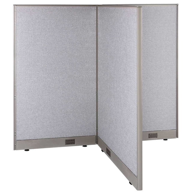 GOF T-shaped Freestanding Partition (36”D x 60”W x 60”H) Office Room ...