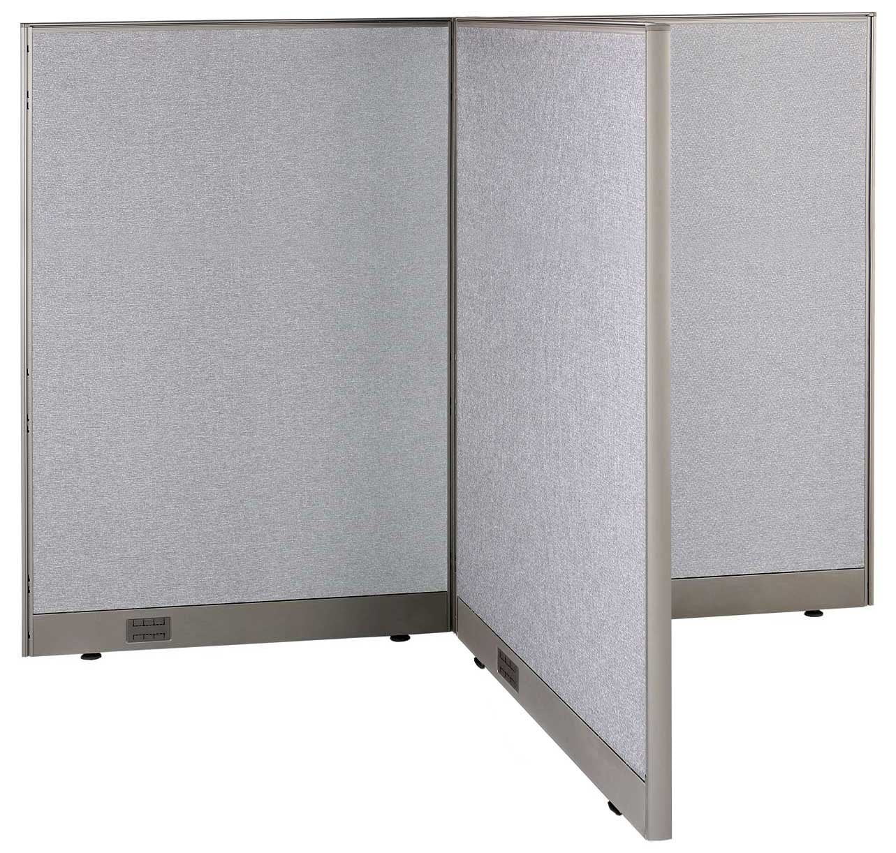 GOF T-shaped Freestanding Partition (36”D x 72”W x 60”H) Office Room ...