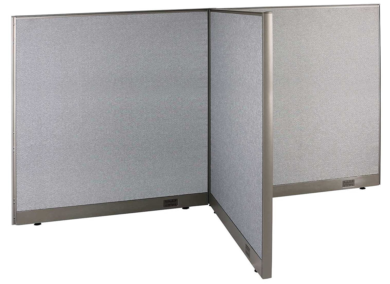 GOF T-shaped Freestanding Partition (48”D x 96”W x 60”H) Office Room ...