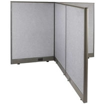 GOF Office Cubicle Privacy Panel, Freestanding Room Divider, 84W x 72H ...