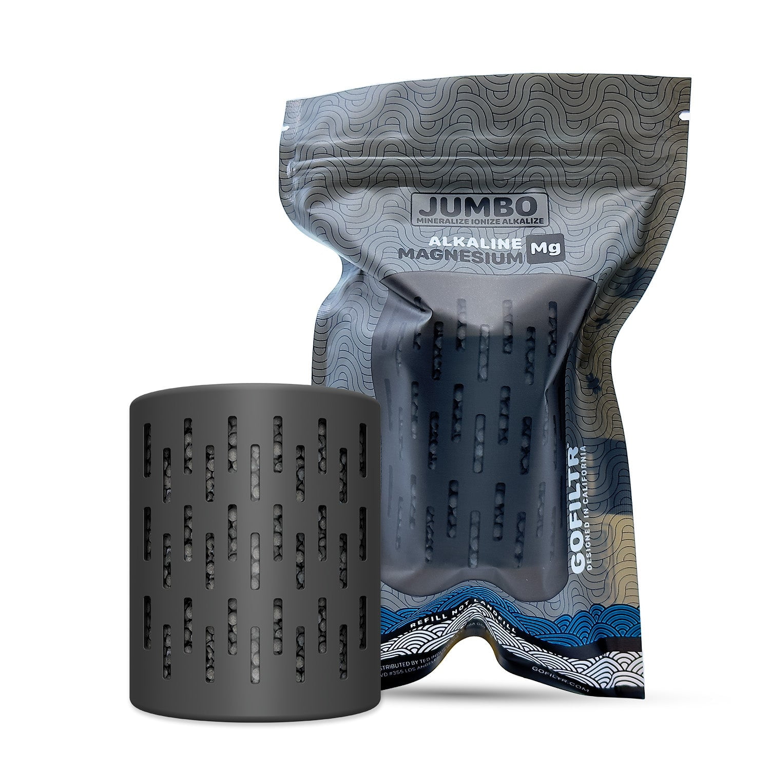 Free Shipping! GOFILTR Jumbo Magnesium Alkaline Water Infuser - 9.5 pH ...