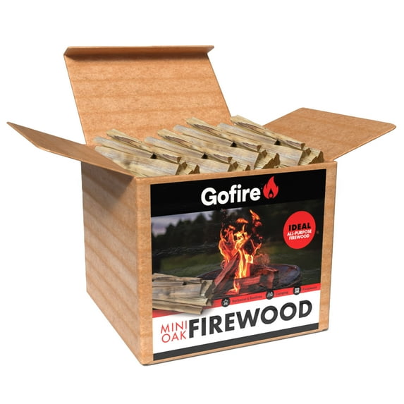 GOFIRE - Mini-Oak Firelogs 10x8x8" - Walmart.com