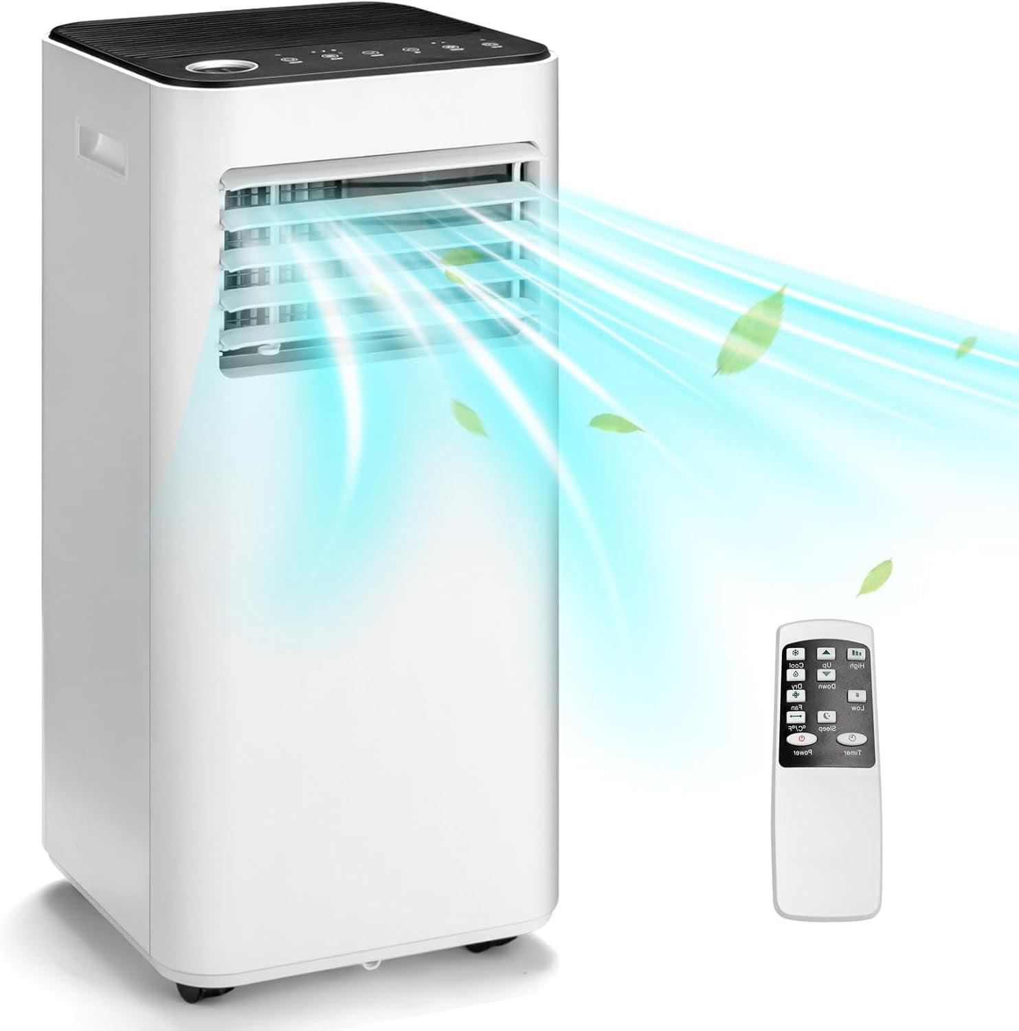 GOFLAME 10000BTU Portable Air Conditioner, AC Cooling Unit with Fan ...