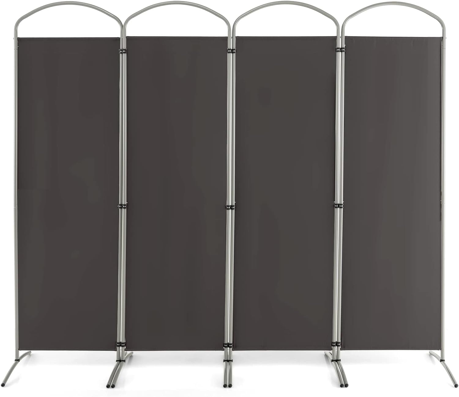 GOFLAME 4 Panels Room Divider, 6 Ft Folding Privacy Screen with Stable ...