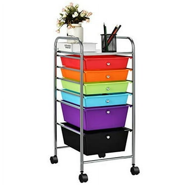 Free Shipping! Ollieroo Green Rolling Storage Cart with 5 Drawers ...