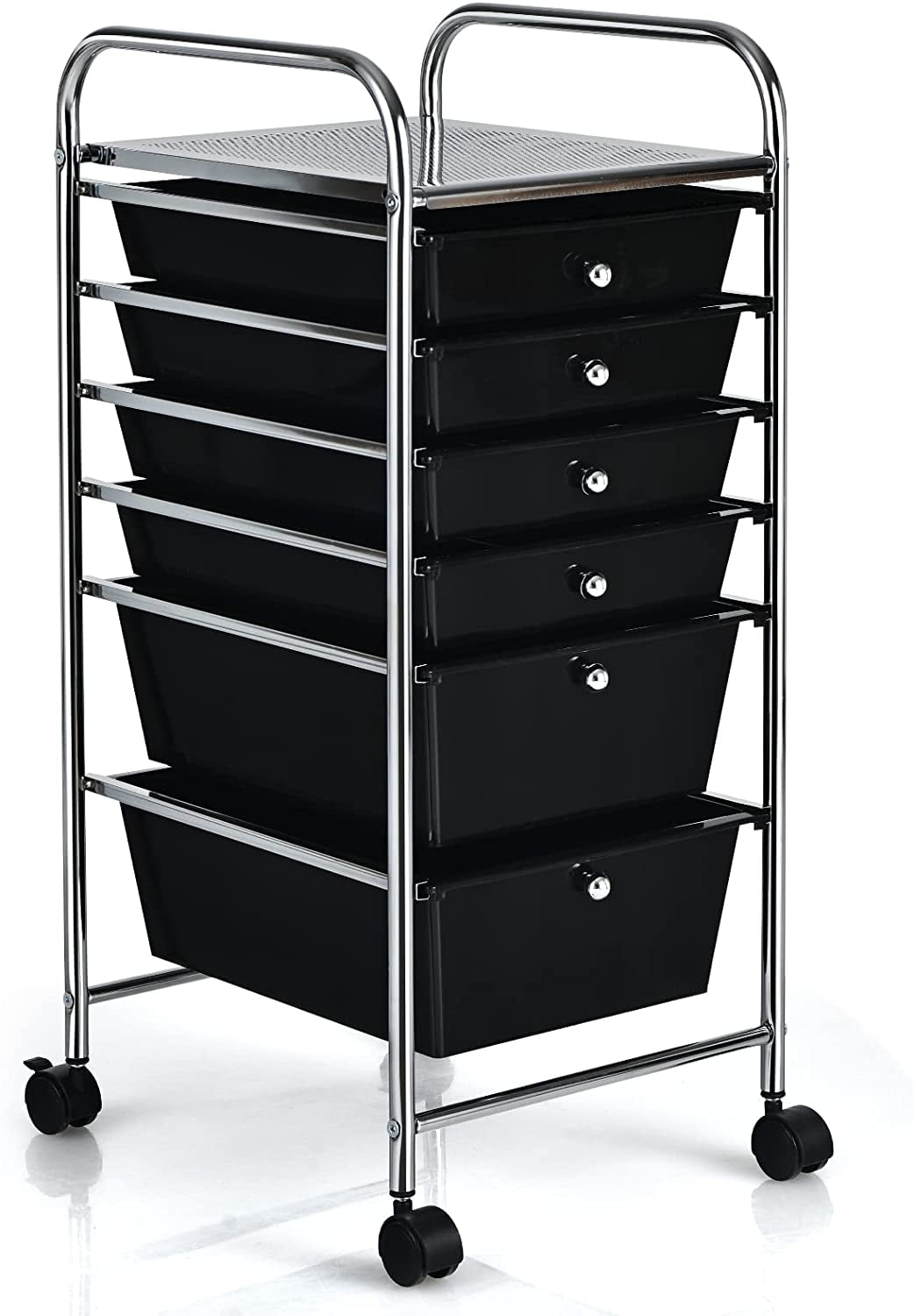 GOFLAME 6-Drawer Rolling Storage Cart, Multifunctional Art Craft ...