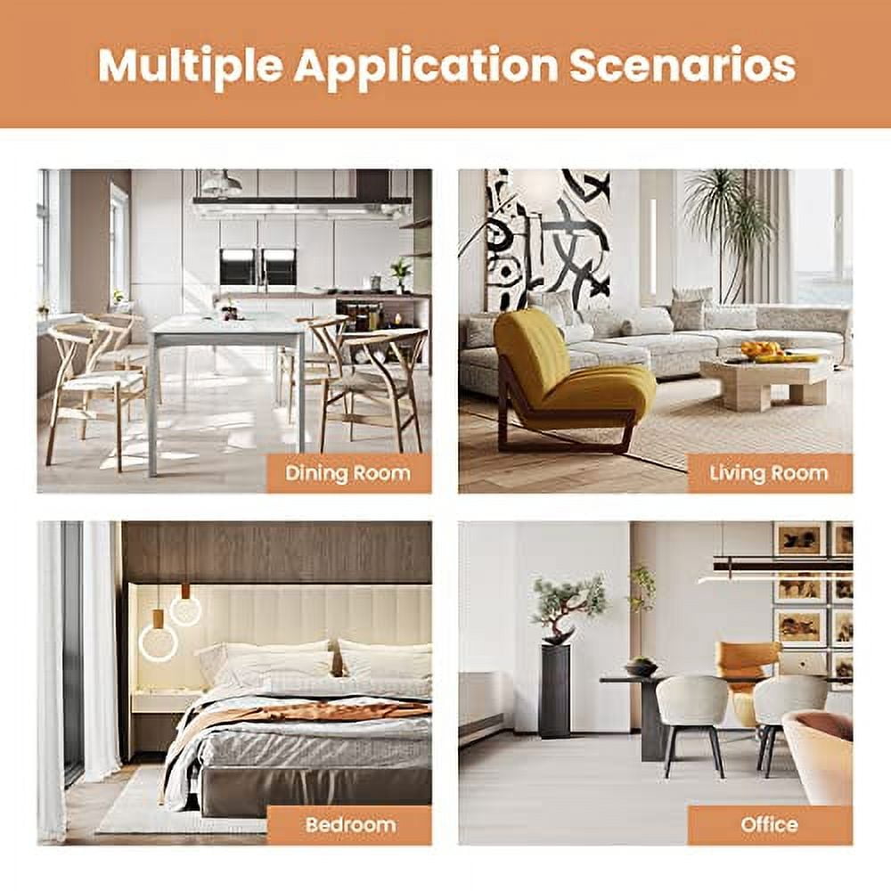 GOFLAME 6 Ft Room Divider, 6 Panel Folding Wall Divider, Freestanding ...