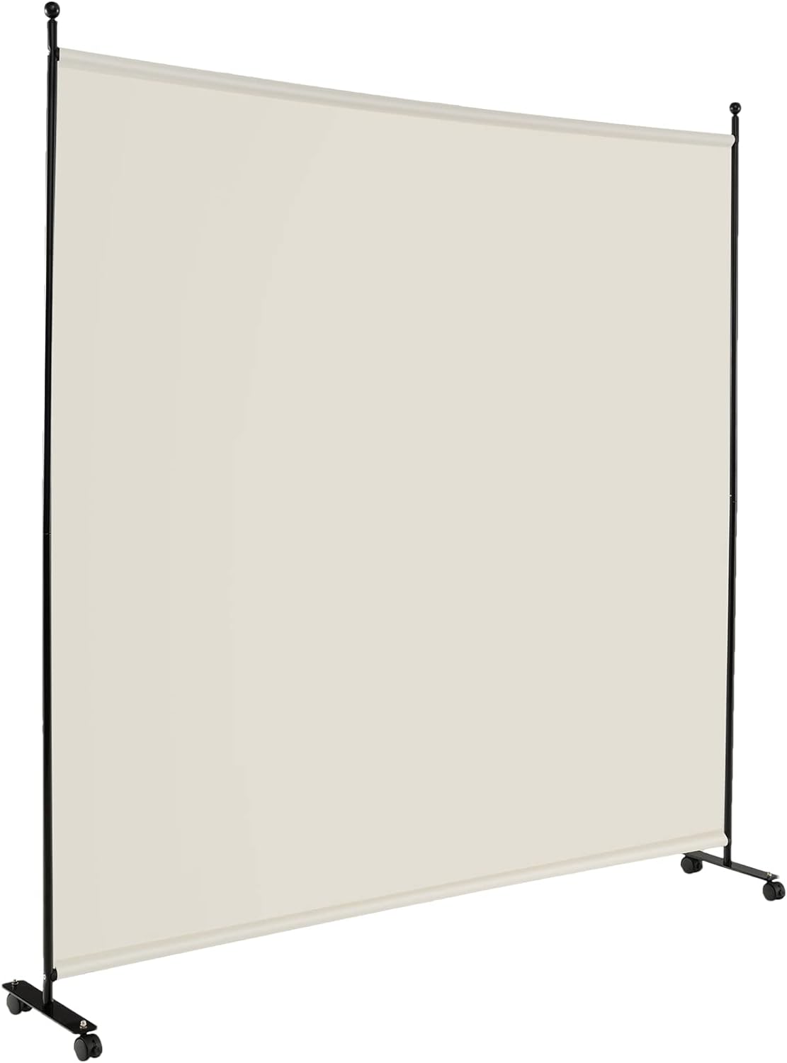 GOFLAME 6FT Single Panel Room Divider, Wide Rolling Privacy Screen with ...