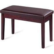 Donner Duet Piano Bench with Storage, Solid Wooden Keyboard Chair, High ...