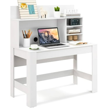 Tribesigns Reversible Industrial L-Shaped Desk with Enclosed Storage ...