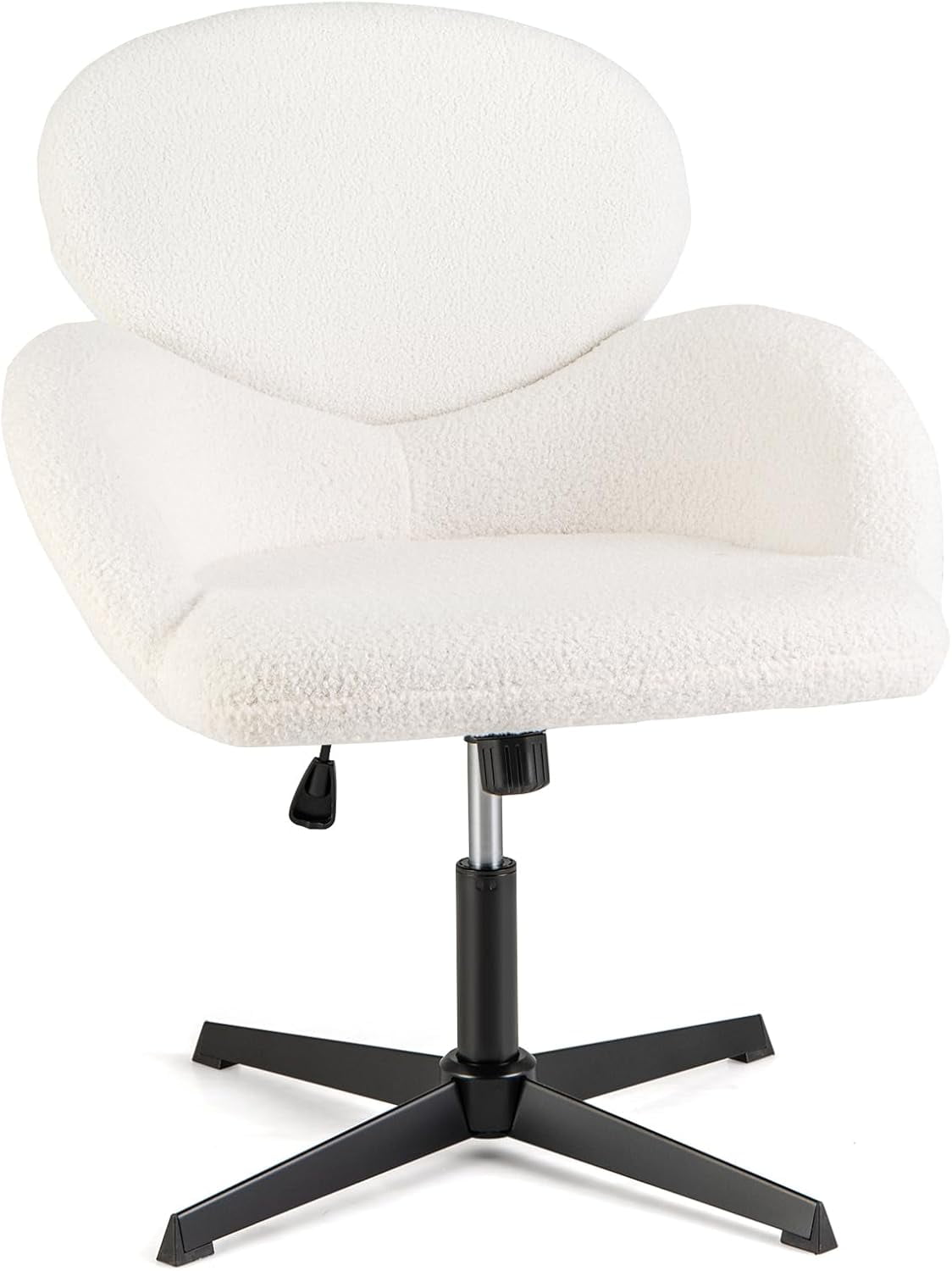 GOFLAME Criss Cross Chair, Swivel Cross Legged Chair with Adjustable ...