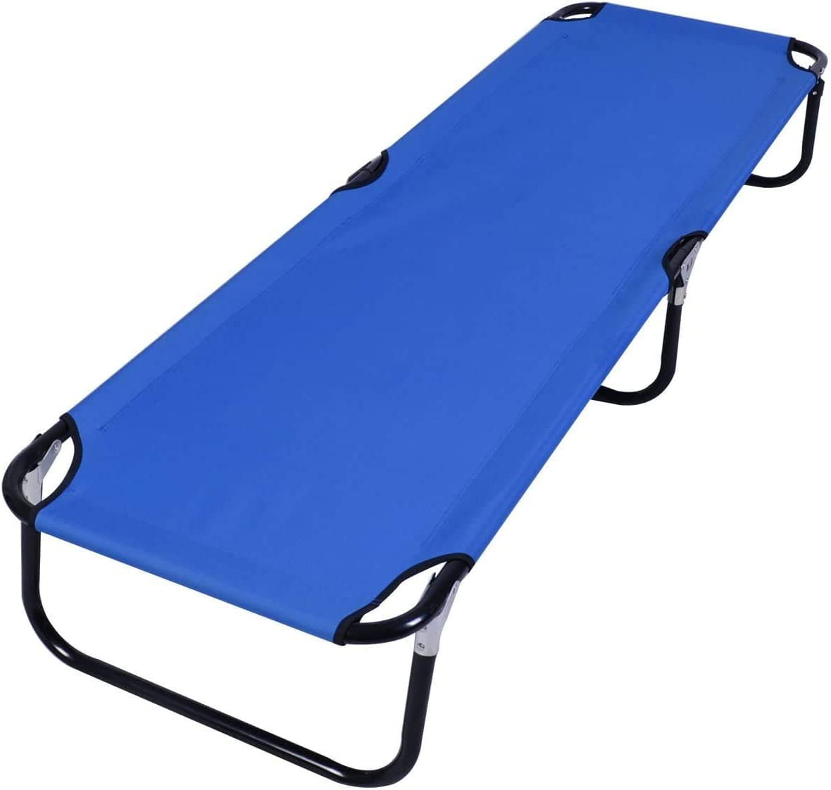 GOFLAME Folding Camping Cot, Portable Collapsible Sleeping Bed, Weight ...