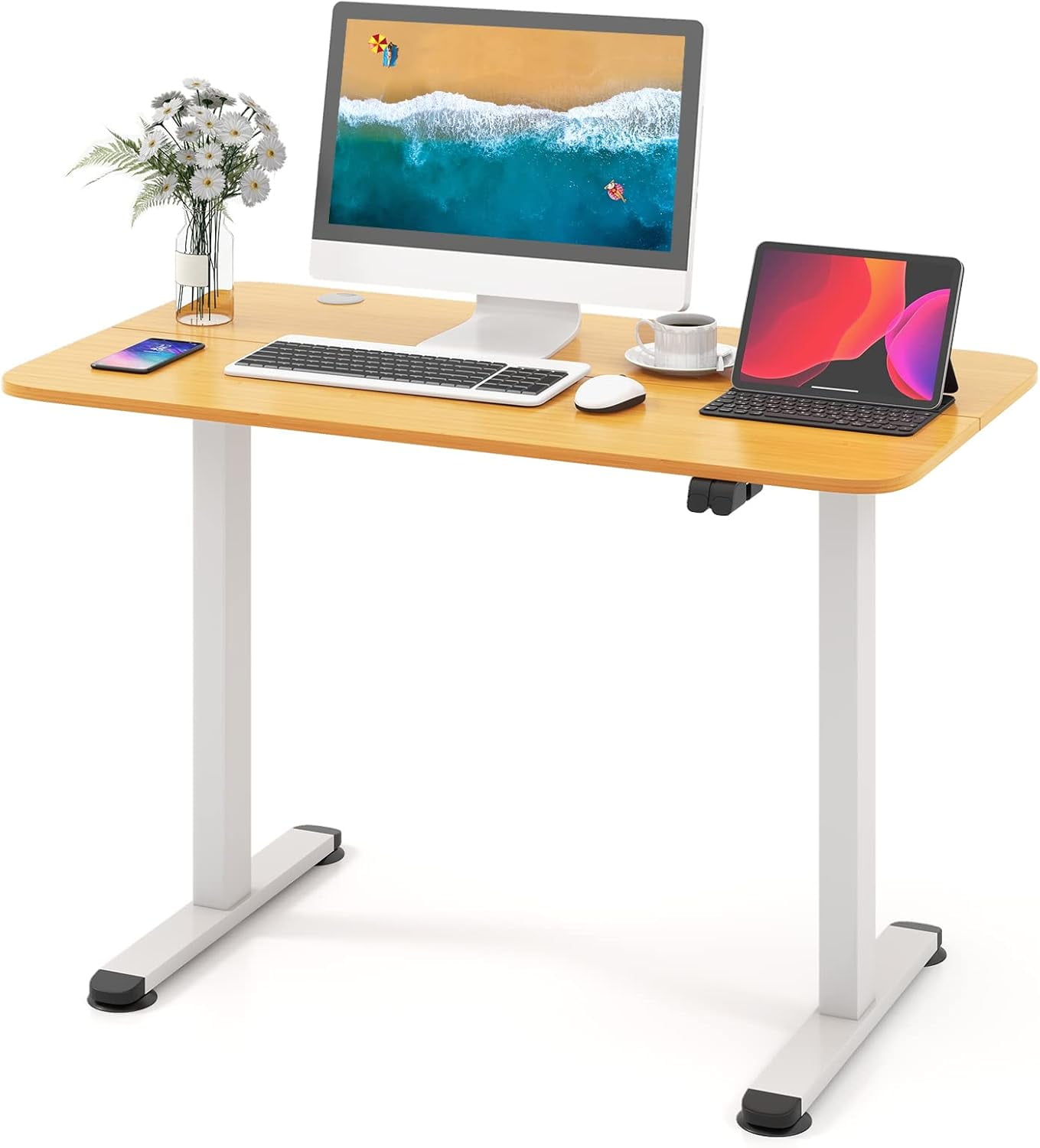 Height Adjustable Electric Standing Desk – Ergonomic Workstation with ...