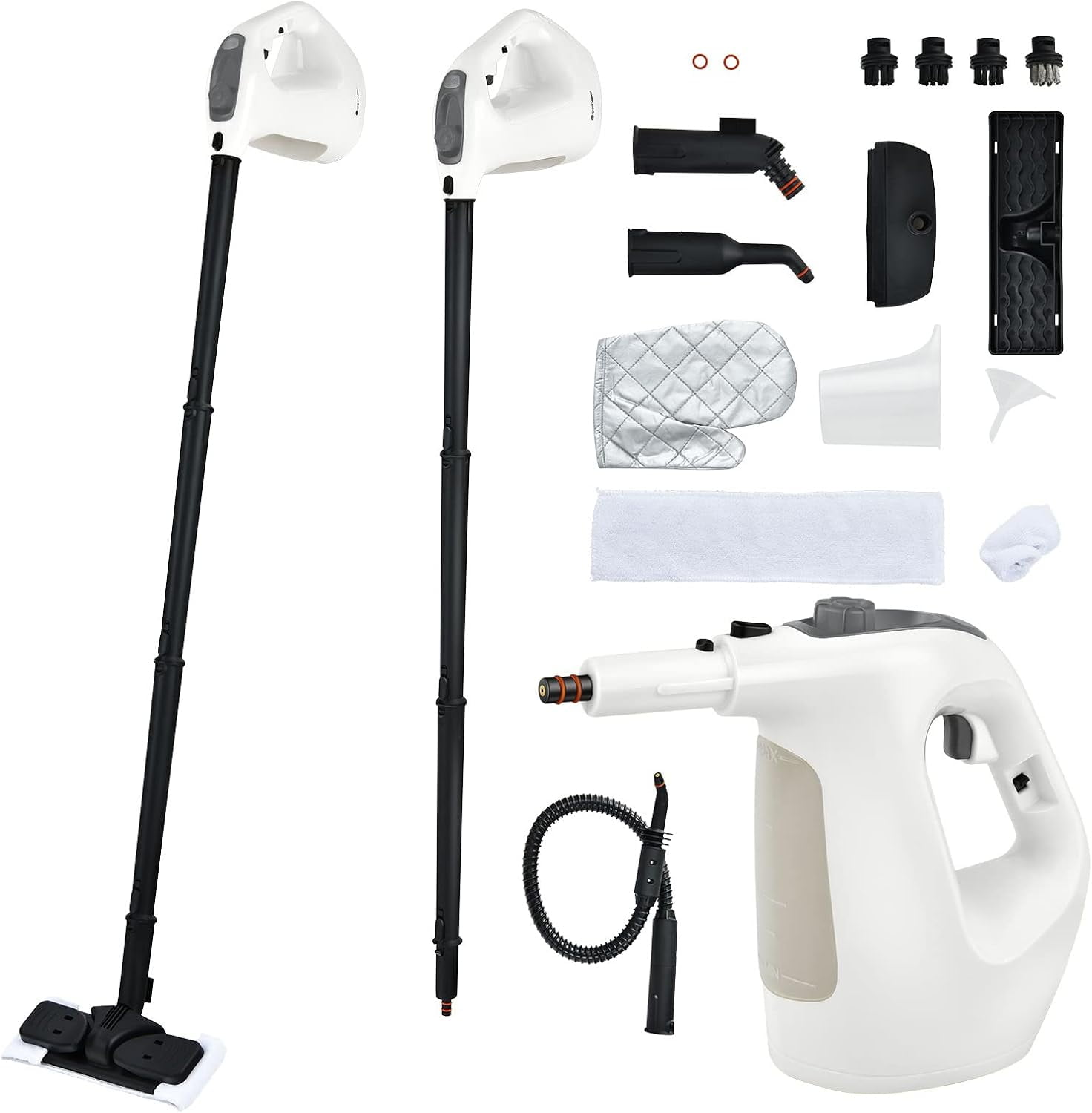 GOFLAME Multipurpose Handheld Steam Cleaner, 1400W Pressurized Steamer ...