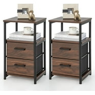 Industrial Container, Side Table, Retro Bedside Table, Storage Cabinet ...