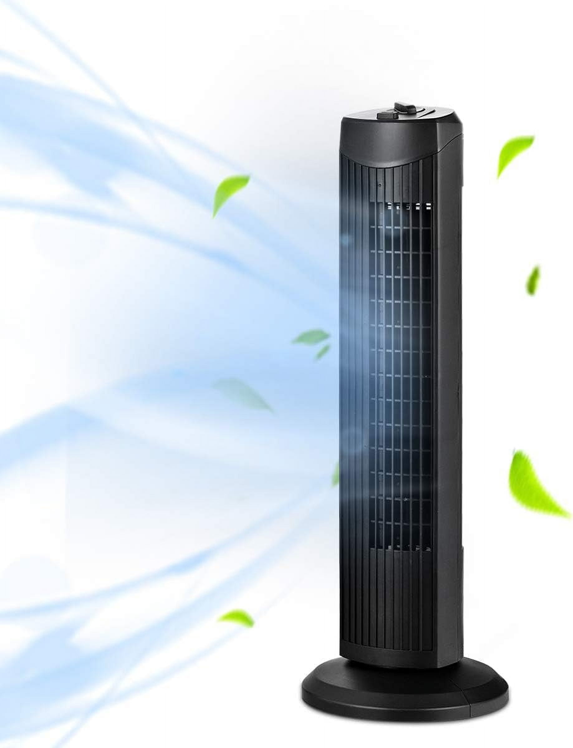 GOFLAME Oscillating Tower Fan, Portable Electric Stand Up Fan with 3 ...