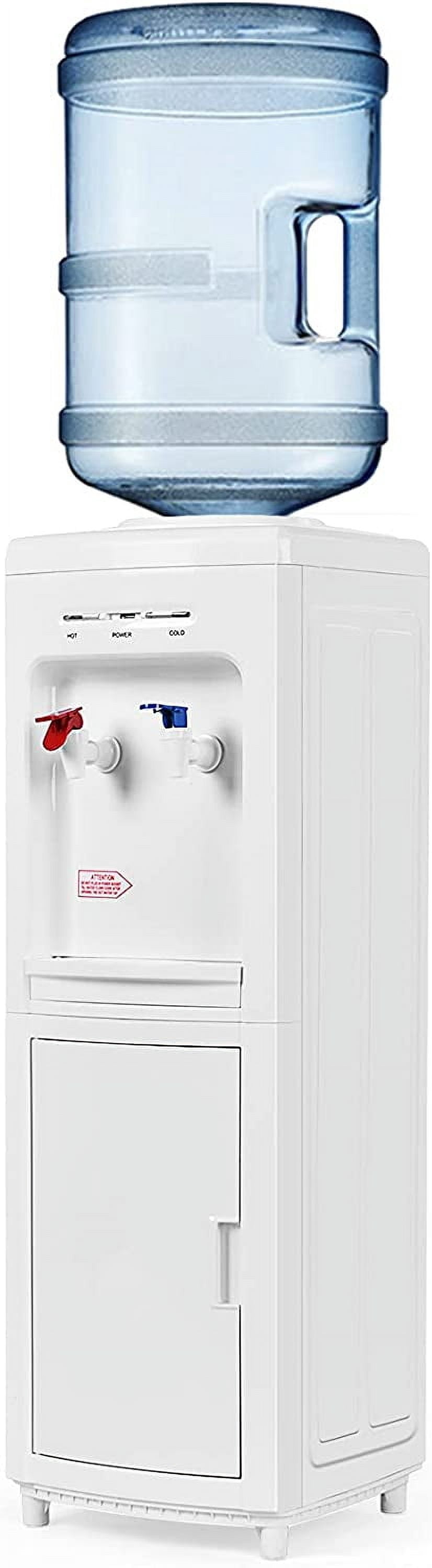 GOFLAME Water Cooler Dispenser Top Loading, Water Dispenser with Hot ...