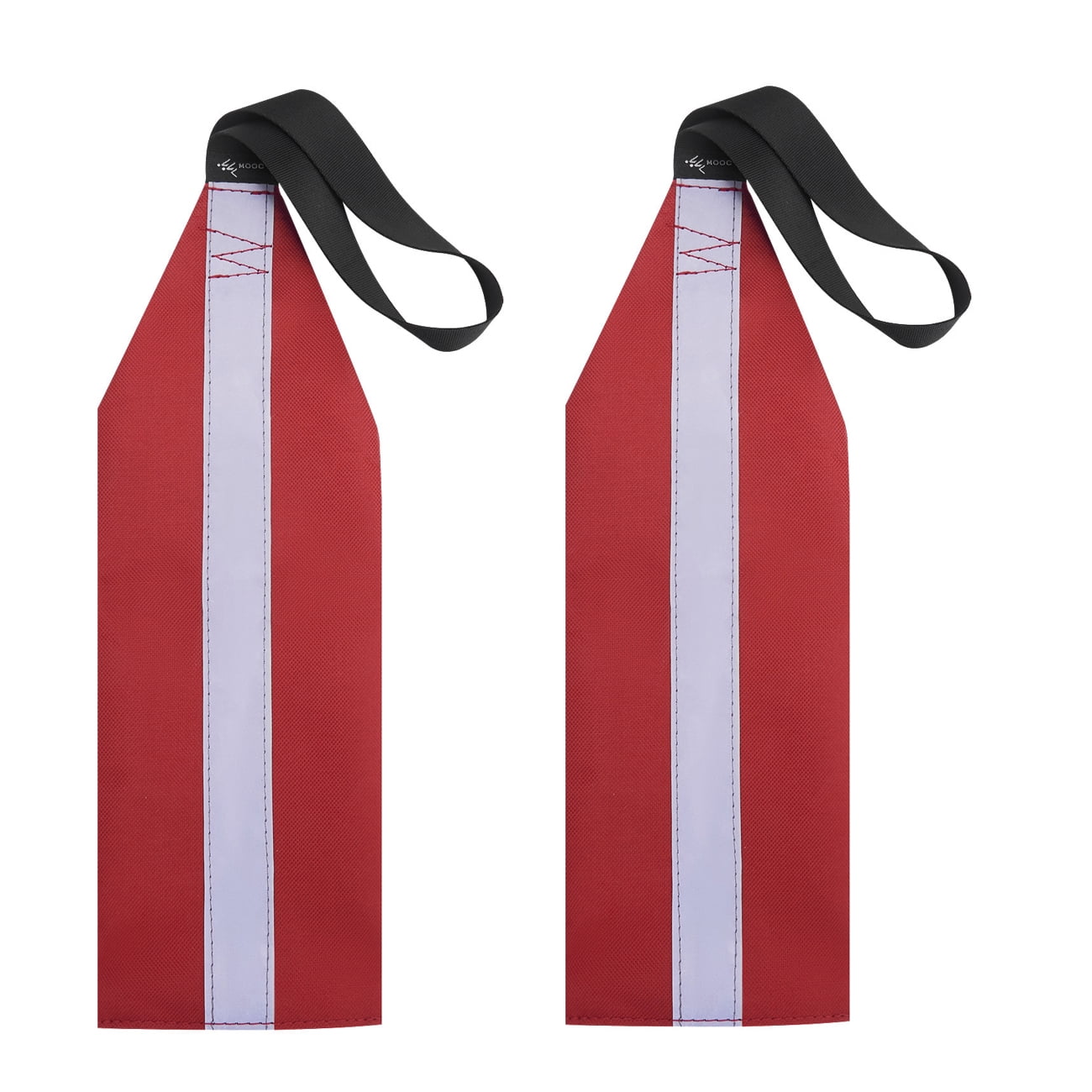 GOGHOST 2pcs Kayak Tow Flag Oxford Fabric Red Safety Flag,Red with ...