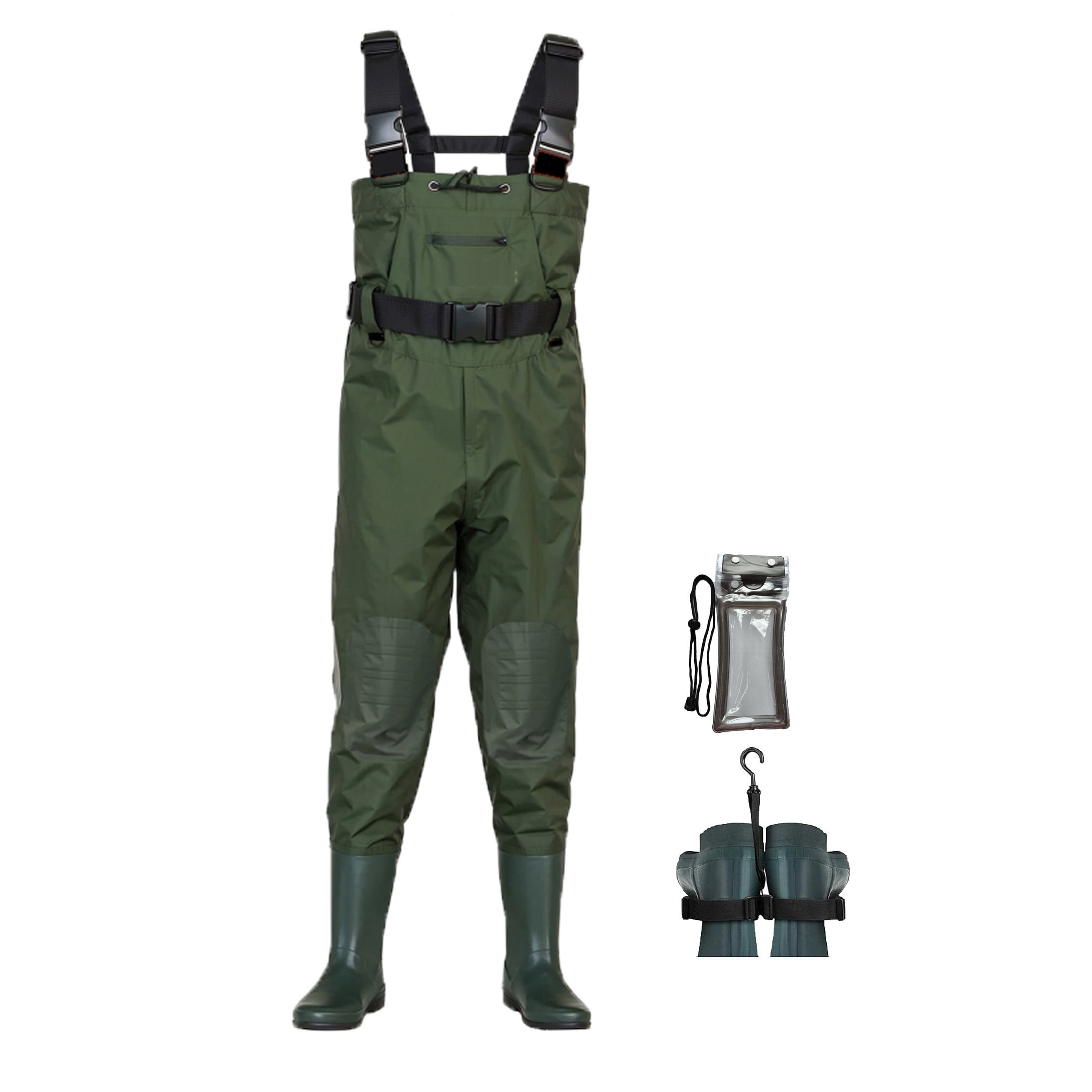 GOGHOST Chest Waders, double-layer nylon/PVC construction, unisex fit ...