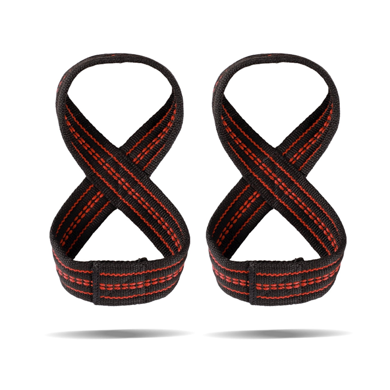 GOGHOST Figure 8 Lifting Straps for Deadlift,Weightlifting Wrist Wraps ...