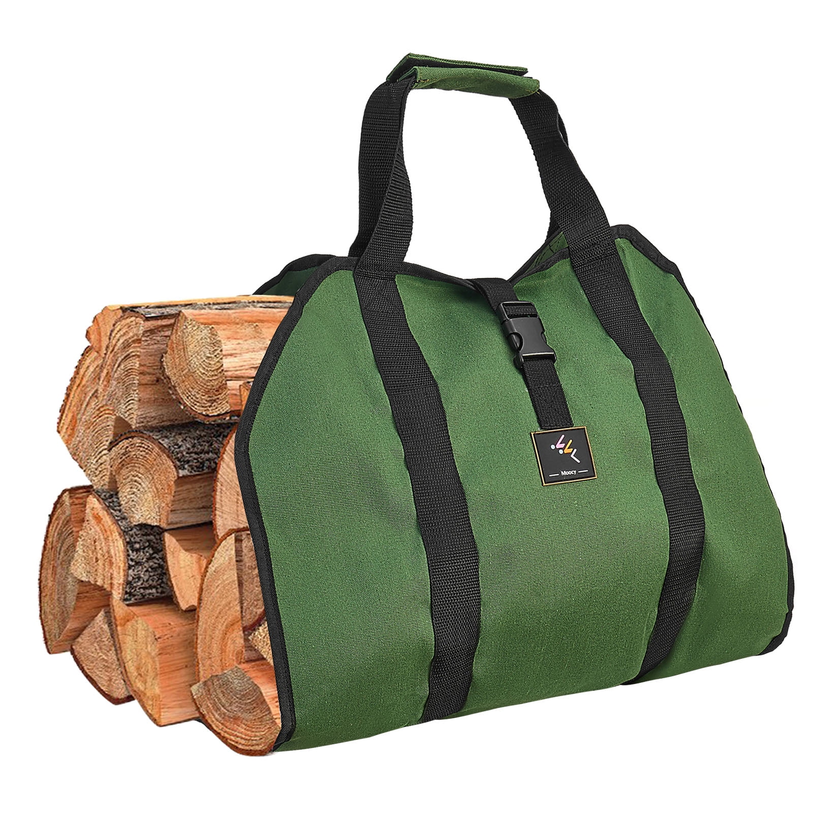 GOGHOST Firewood Carrier with Handles – Extra Large Canvas Log Carrier ...