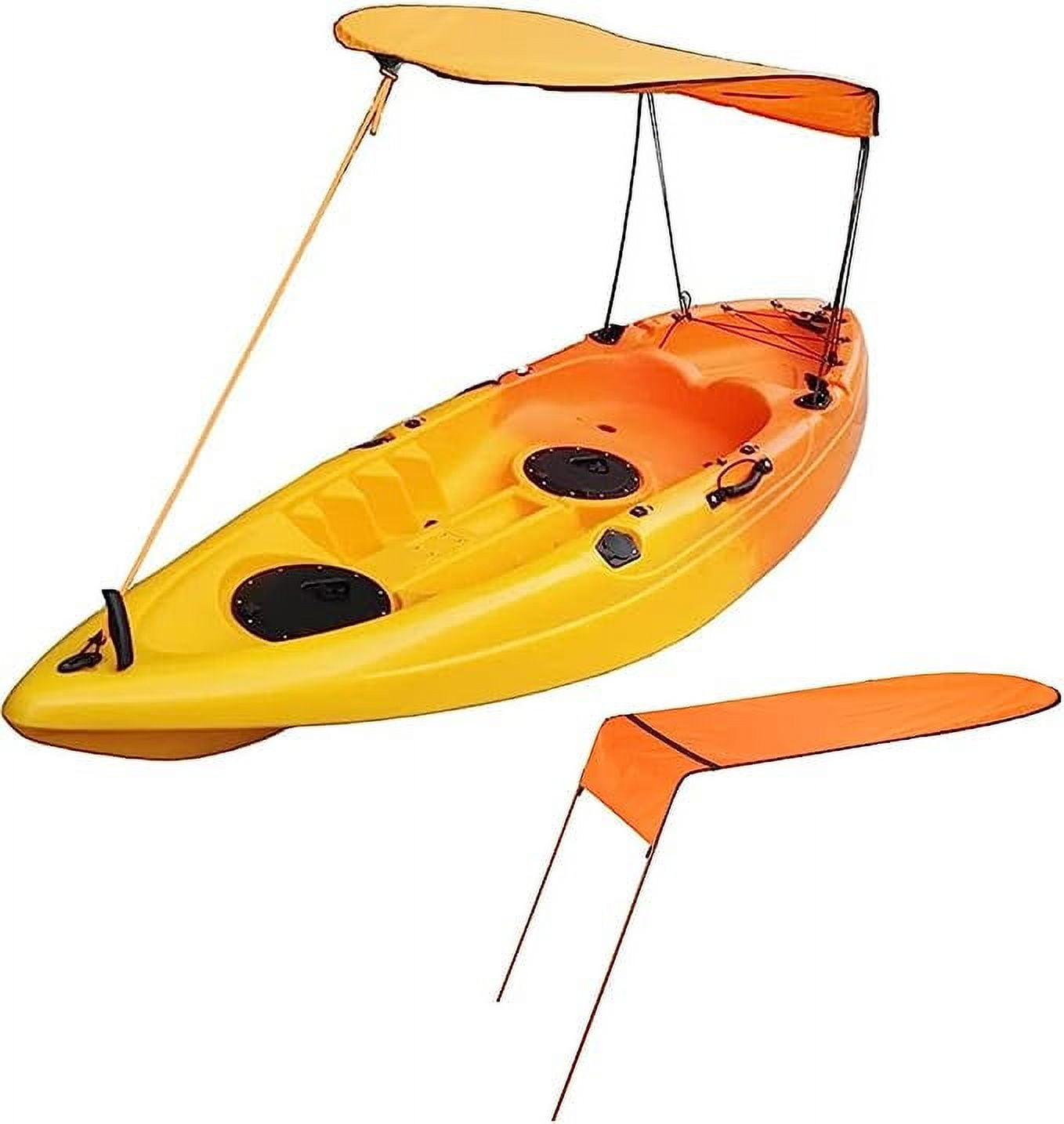 GOGHOST Kayak Sunshade,Kayak Canopy for Single Person Orange - Walmart.com