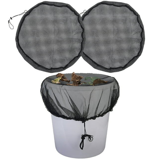 GOGHOST Rain Barrel Covers,Rain Barrel Screen with Drawstring Keep ...