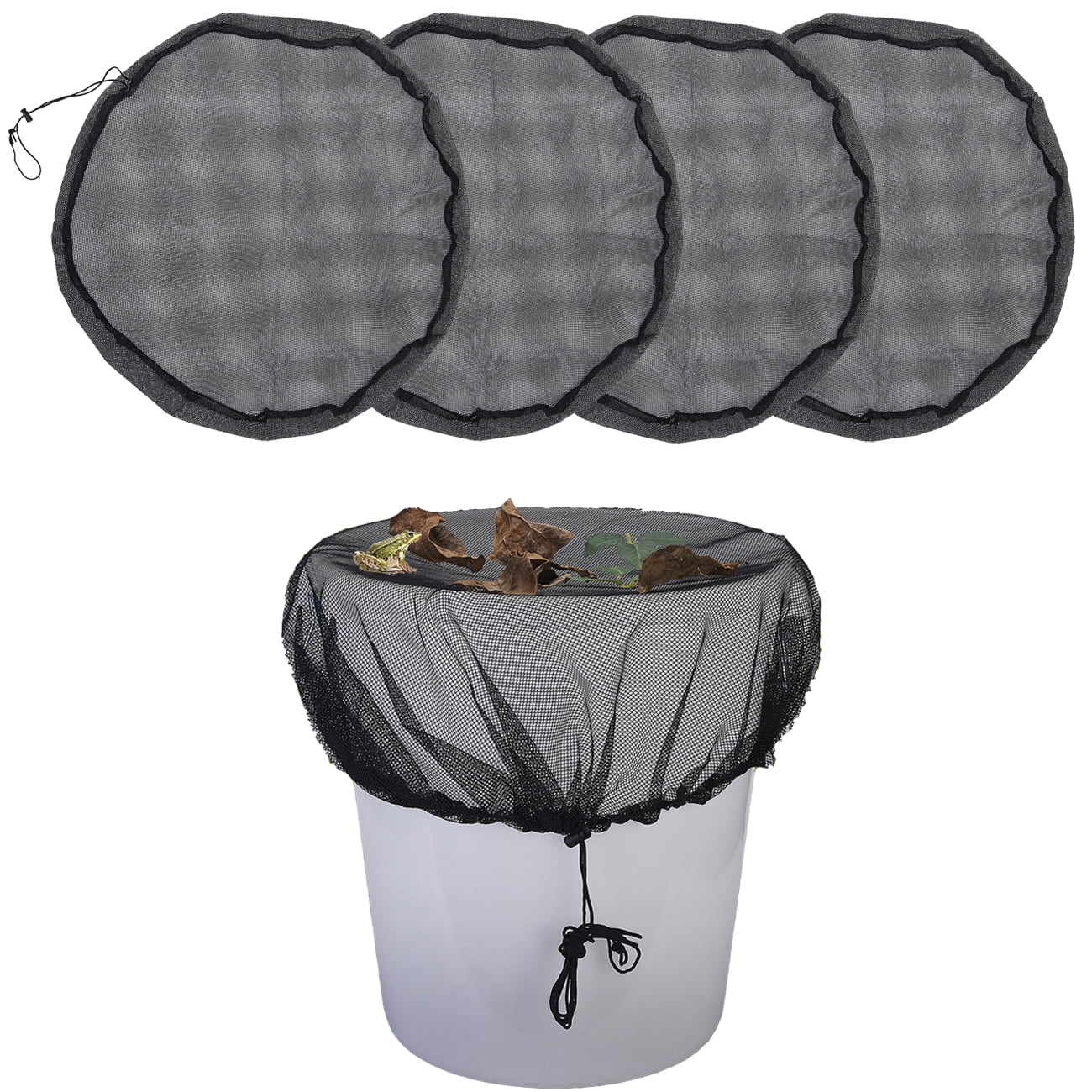 GOGHOST Rain Barrel Covers,Rain Barrel Screen with Drawstring,Keep ...