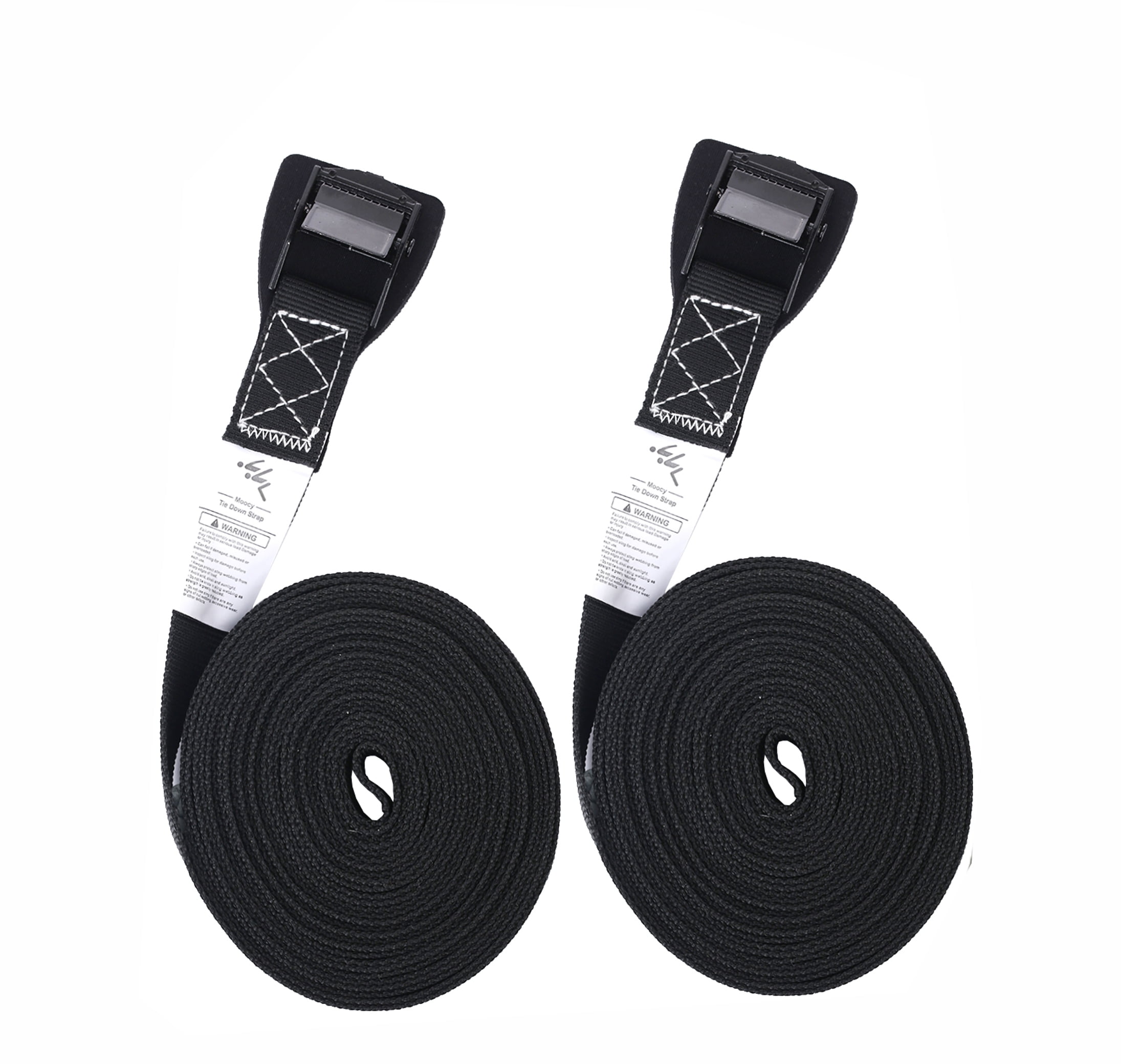 GOGHOST 16 ft x 1 in Cam Straps Tie Down,250lbs,Neoprene Pad,2 Pack ...