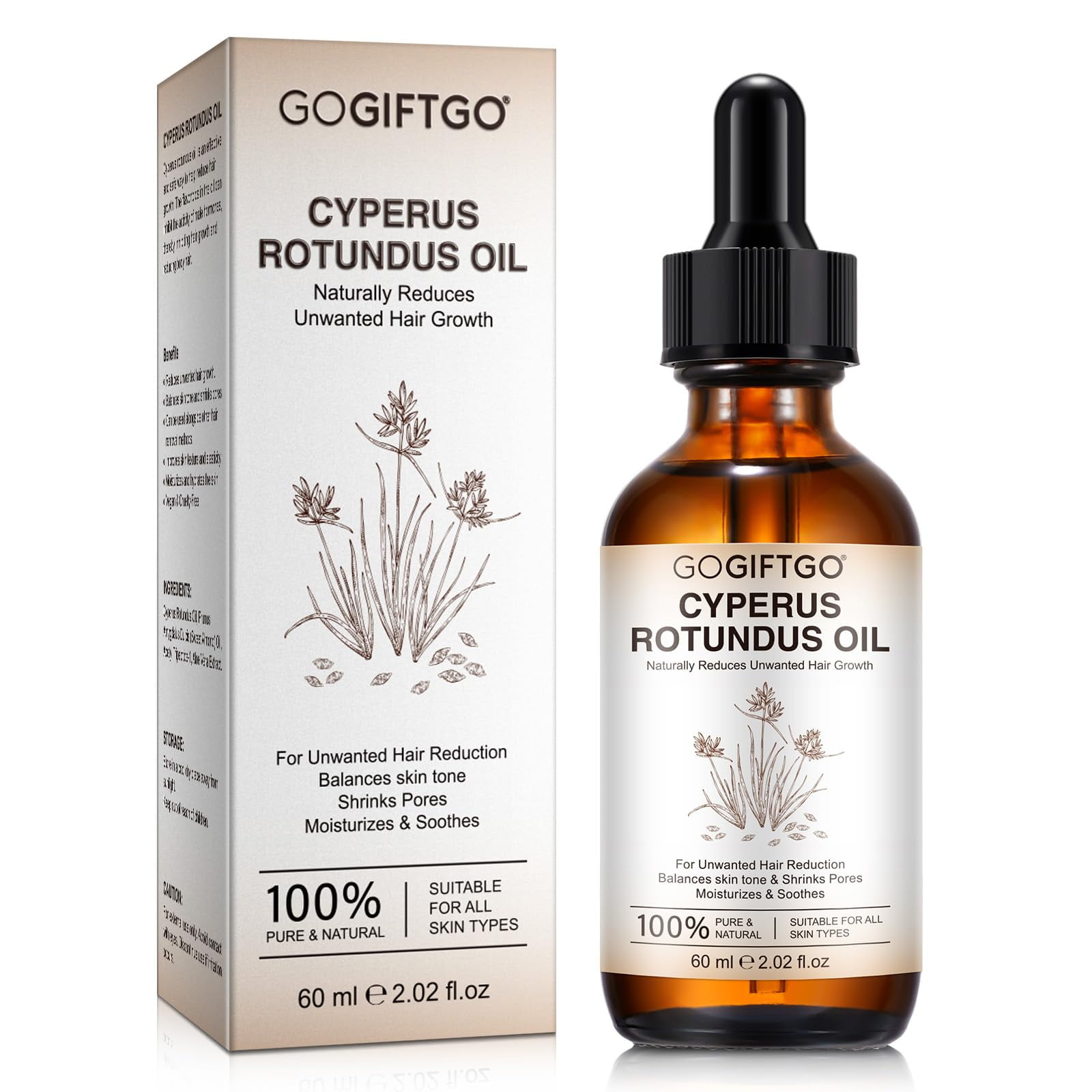 GOGIFTGO Cyperus Rotundus Oil,Cyperus Oil,Cyprus Rotundus Oil for Hair ...