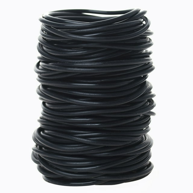 GOGO 100 Pcs Jelly Bracelets, 80s Rubber Wristbands, Thin Silicone ...