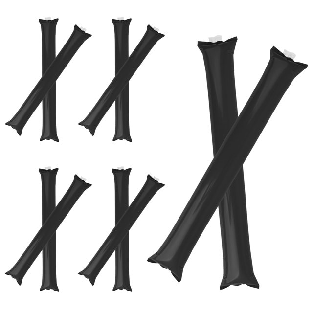 GOGO 100 Pcs Thunder Sticks Inflatable Bam Bam Spirit Stick, Black ...