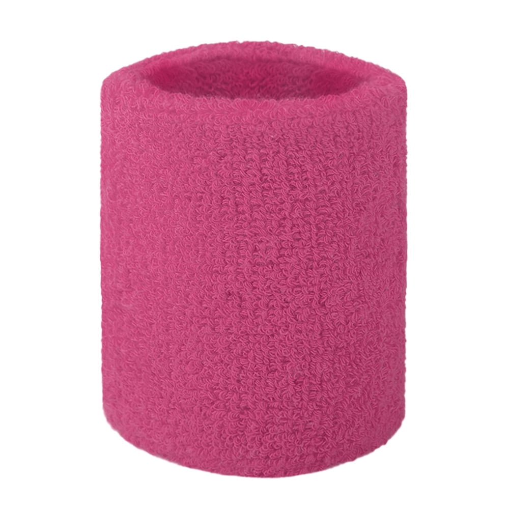 GOGO 100 Pieces Sports Wristbands Terry Cloth Sweatbands 3 Inches Hot ...