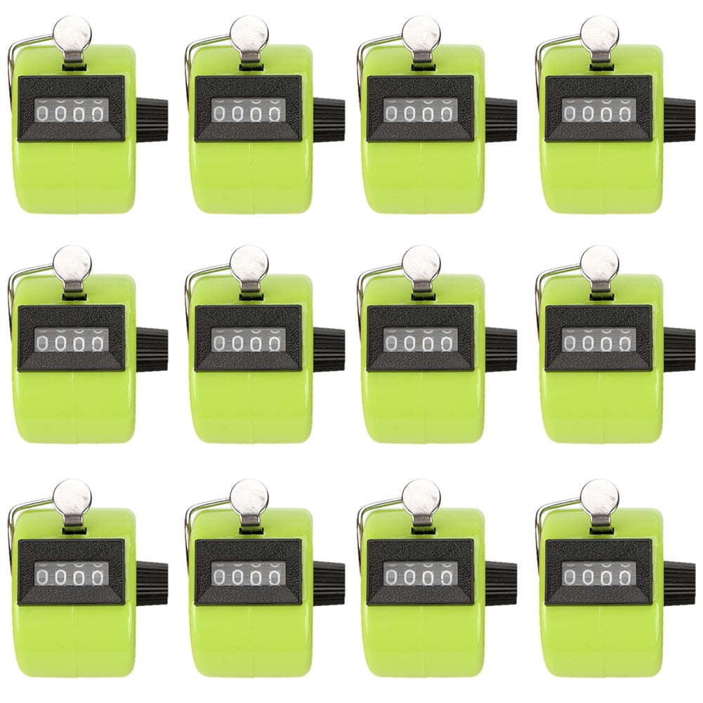 GOGO 12 Pcs Tally Counter, Plastic Handheld Digit Number Lap Counter ...