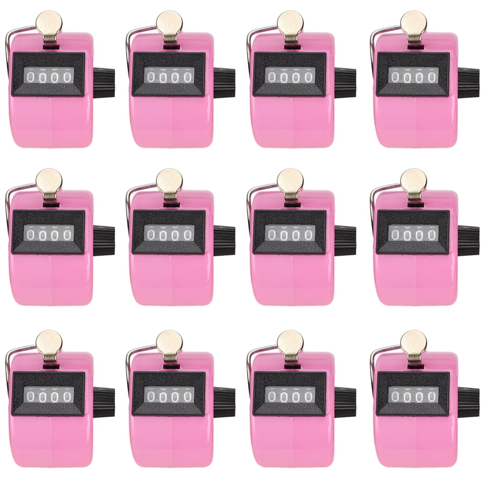 GOGO 12 Pcs Tally Counter, Plastic Handheld Digit Number Lap Counter ...