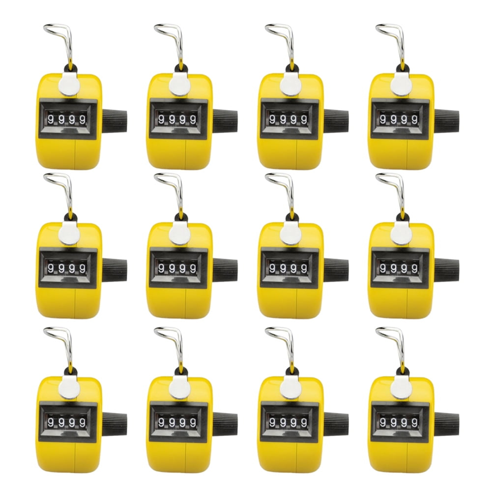 GOGO 12 Pcs Tally Counter, Plastic Handheld Digit Number Lap Counter ...