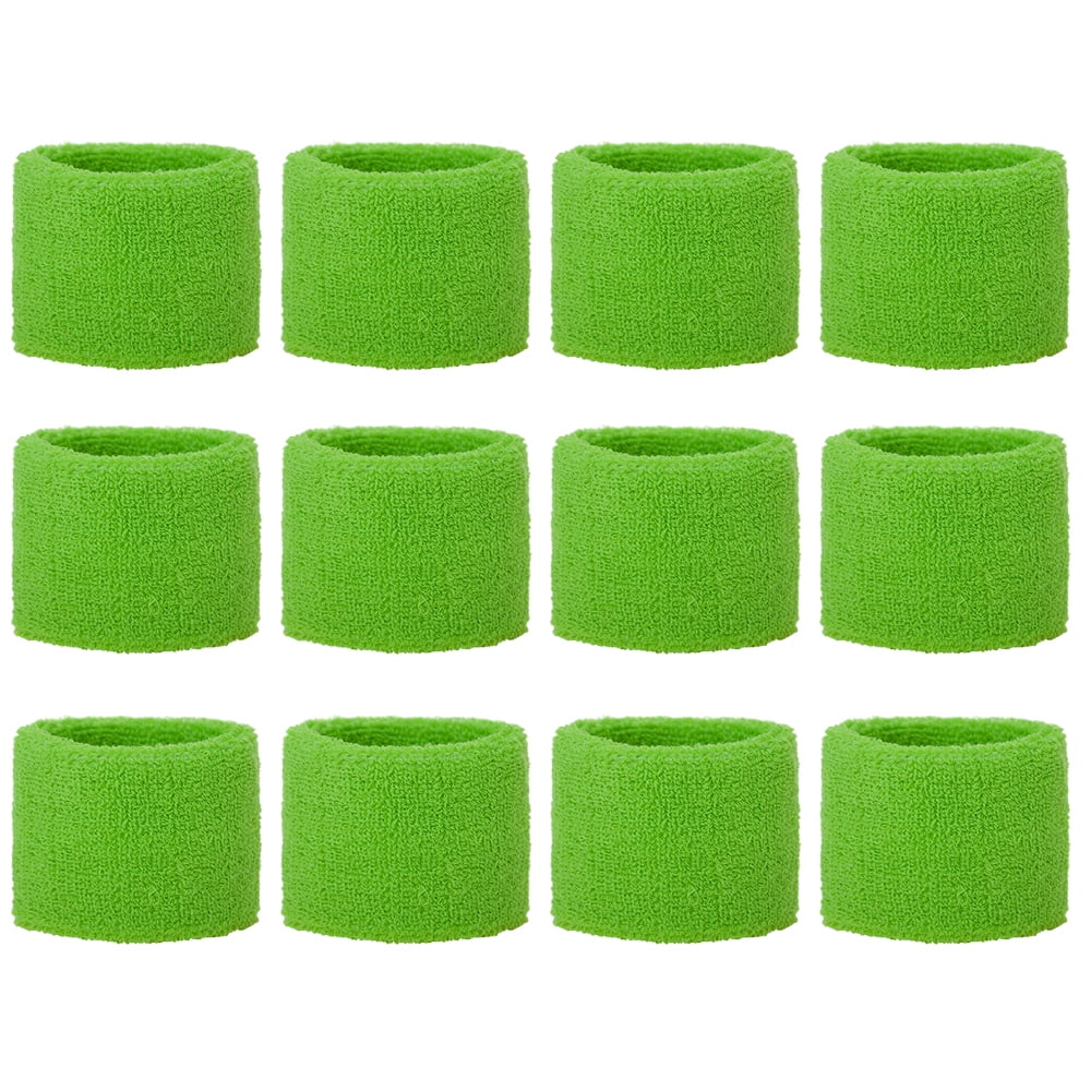 GOGO 12 Pieces Wrist Sweatbands for Children, 3" x 2-1/8" Sports ...