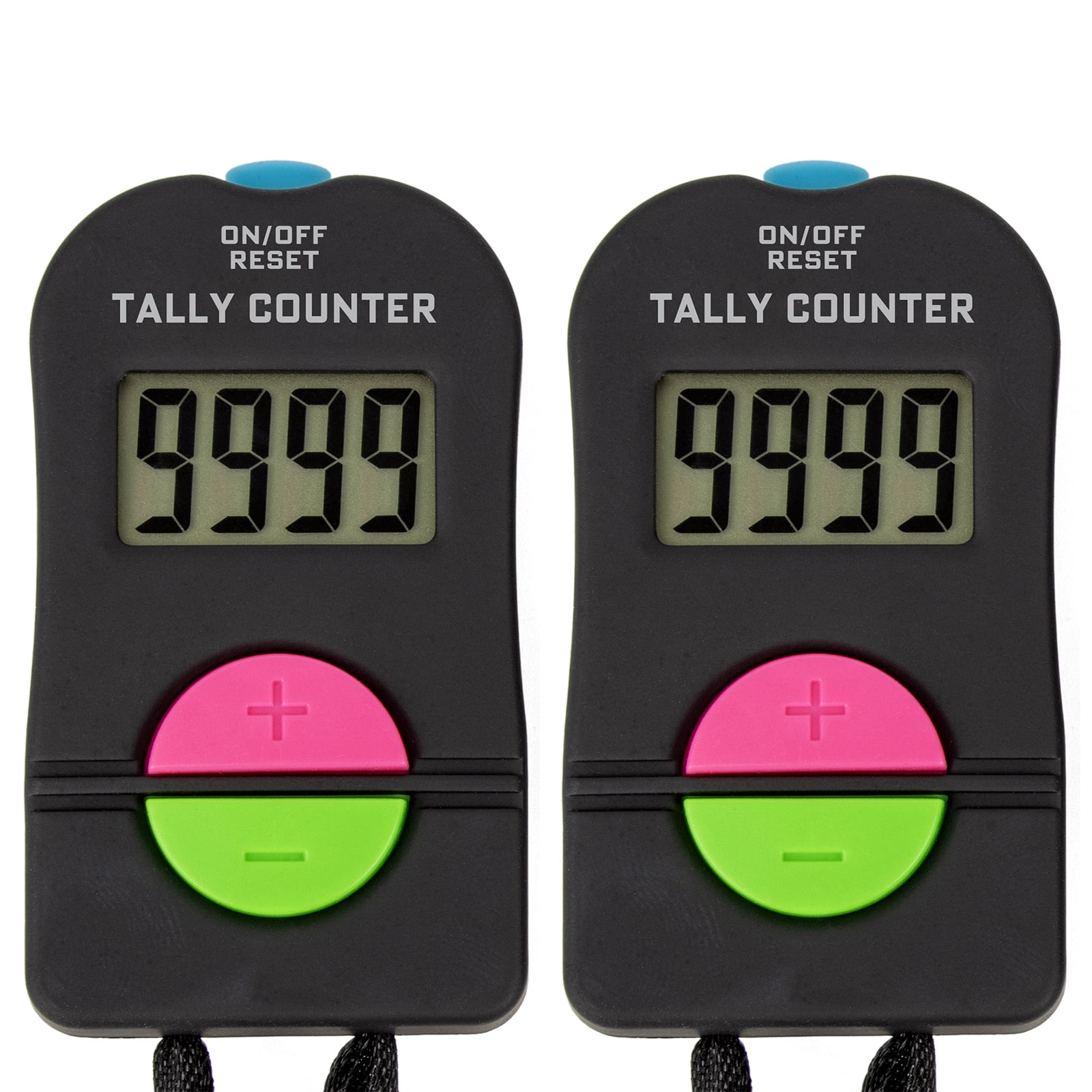 GOGO 2 Pcs Digital Tally Counter Electronic Hand Held Clicker Sports ...
