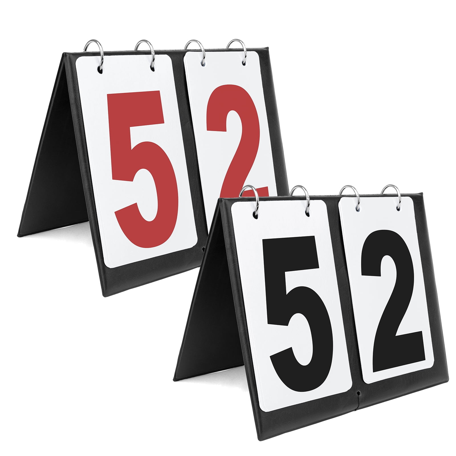 GOGO 2 Sets Portable Tabletop Sports Scoreboards Scorekeeper 00-99-Red ...