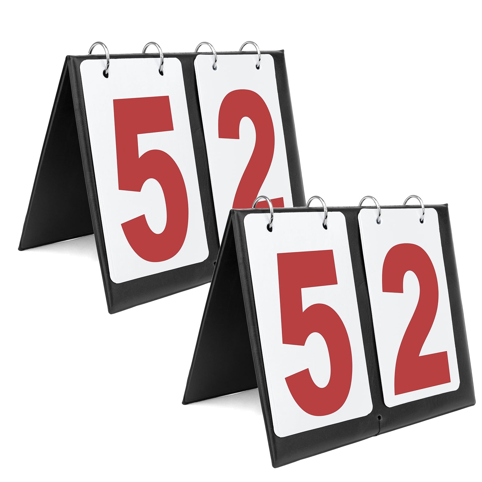 GOGO 2 Sets Portable Tabletop Sports Scoreboards Scorekeeper 00-99-Red ...