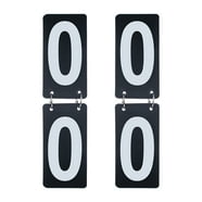 GOGO Sports Scoreboard 4-Digital Portable Tabletop Score Flipper, 00-99 ...