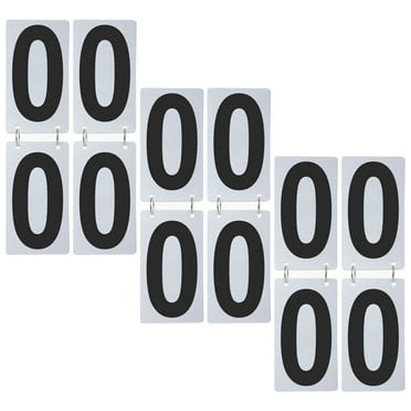 GOGO Sports Scoreboard 4-Digital Portable Tabletop Score Flipper, 00-99 ...