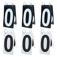 GOGO Sports Scoreboard 4-Digital Portable Tabletop Score Flipper, 00-99 ...