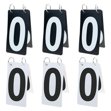 GOGO Sports Scoreboard 4-Digital Portable Tabletop Score Flipper, 00-99 ...