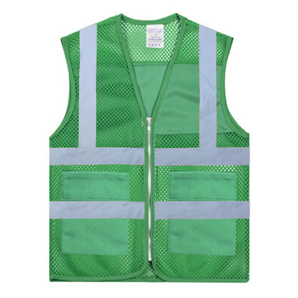 GOGO Asian Unisex Volunteer Vest Safety Reflective Running Cycling Vest ...
