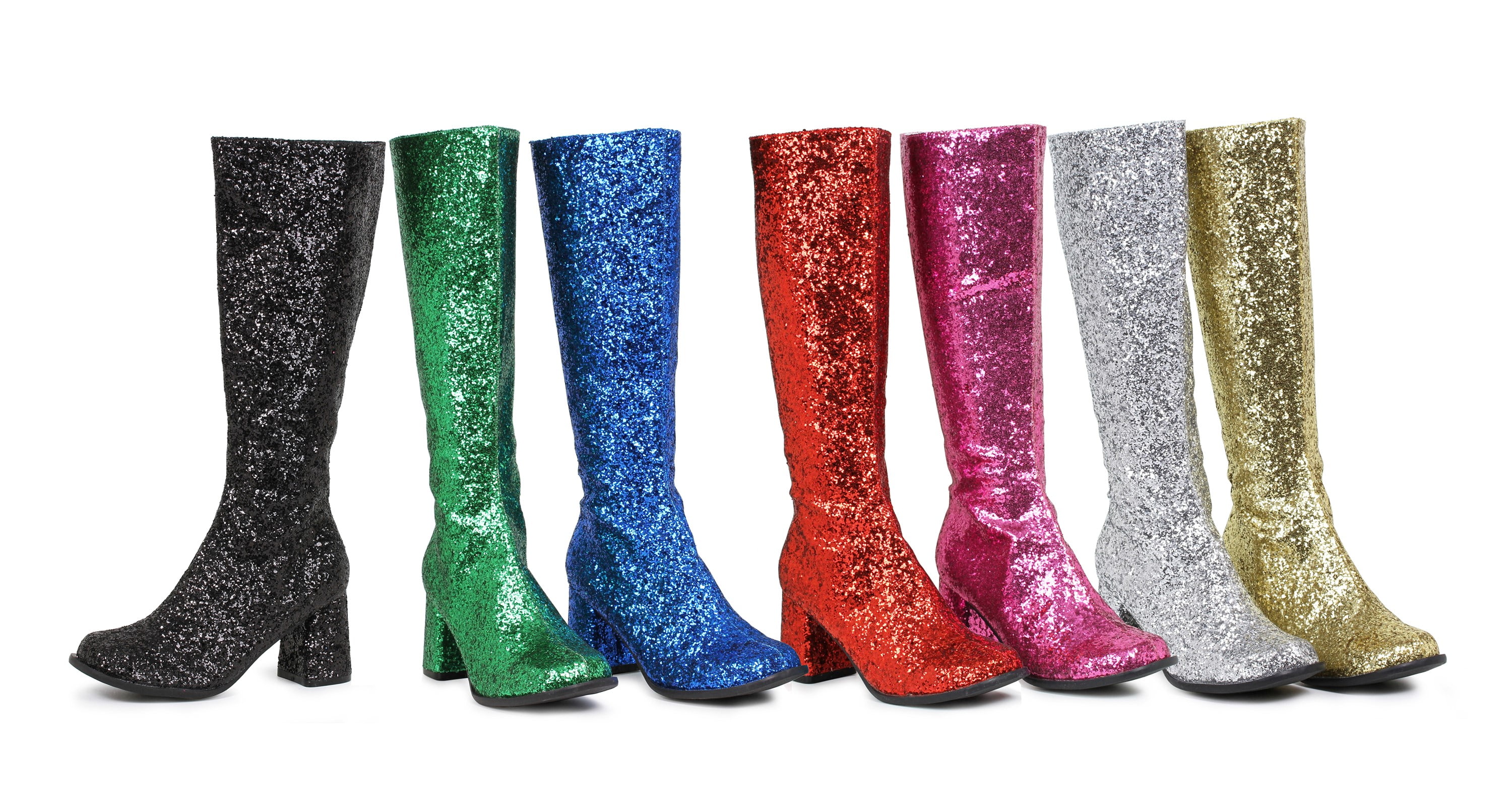 GOGO-G 3'' Glitter Gogo Boots - Walmart.com