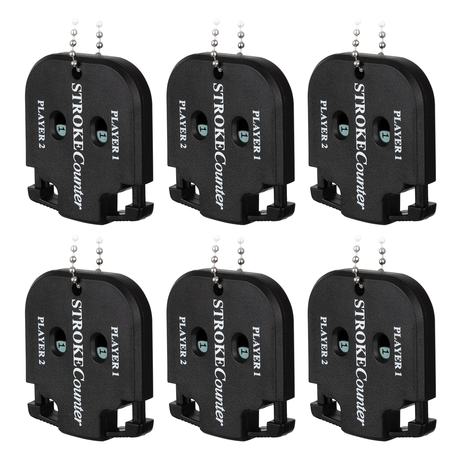 GOGO Golf Stroke Counter 6 PCS Mini Golf Score Counter, Golf Handy ...