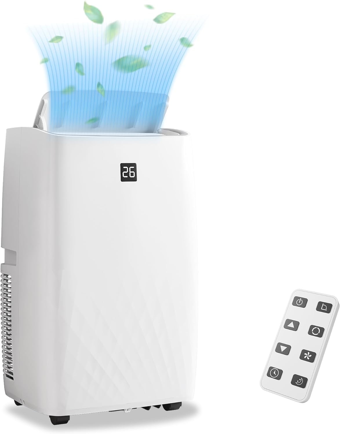 GOGRANT Portable Air Conditioner, 12000 BTU AC Cooling for Room Spaces ...